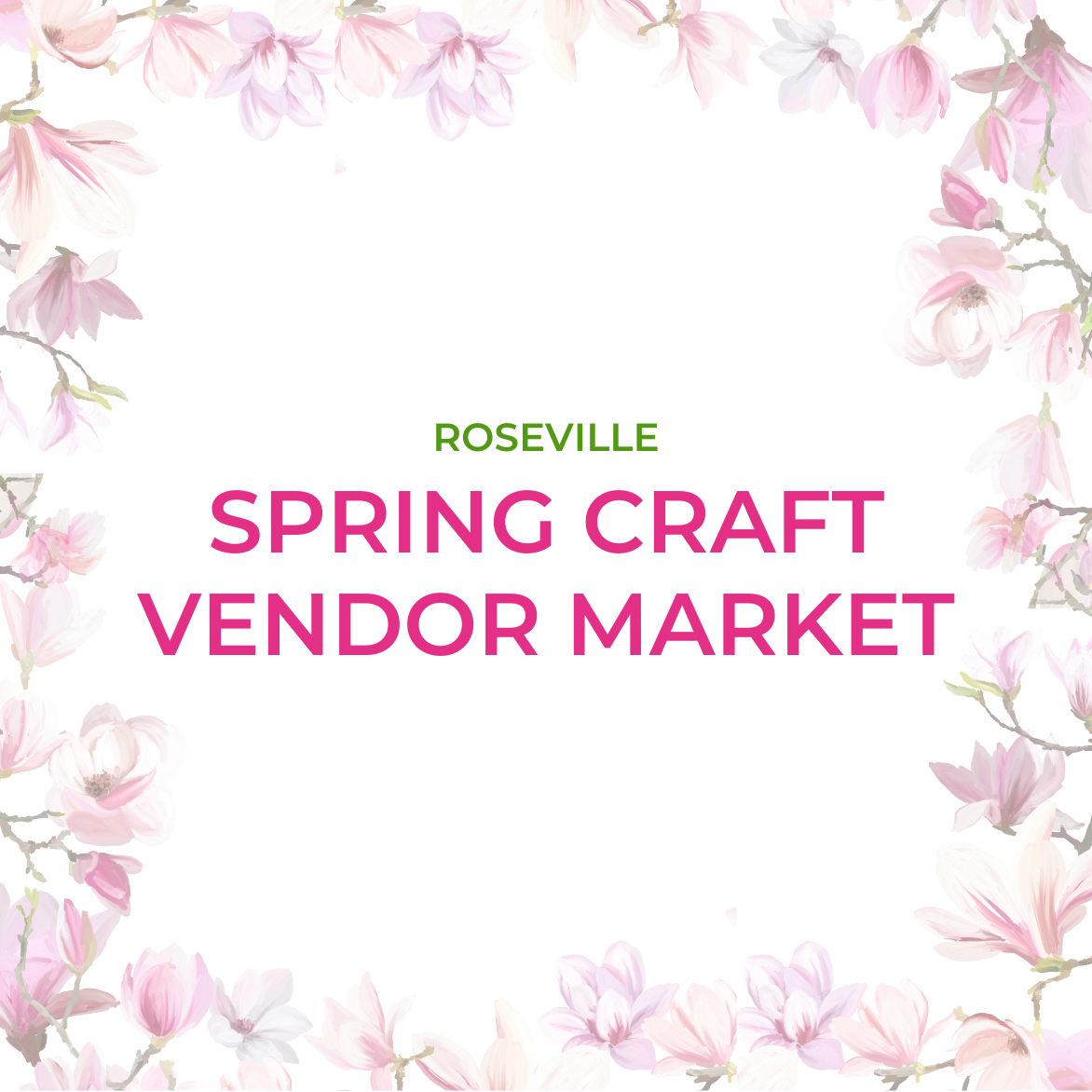 Spring Craft Market | Rosedale Center